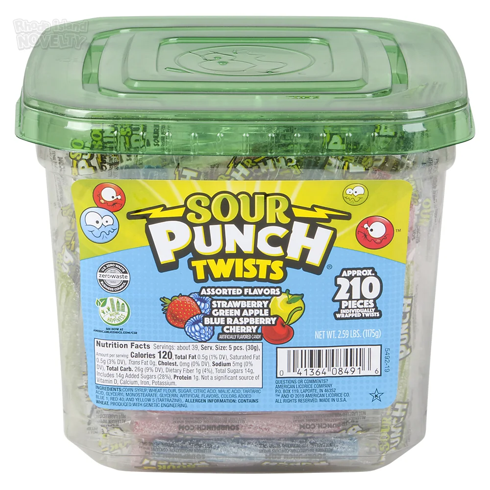Sour Punch Twist Asst. (210 Cnt)