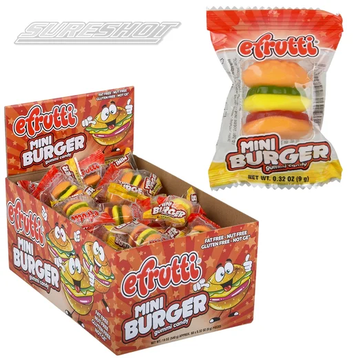 Gummi Burger Candy 60pcs/unit