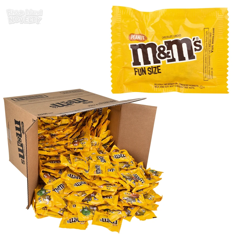 M&M Peanut Fun Size Packs (Approx. 583 Cnt)