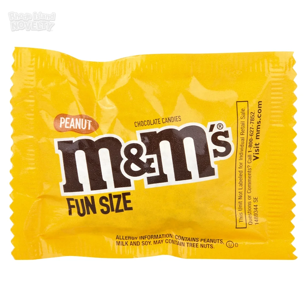 M&M Peanut Fun Size Packs (Approx. 583 Cnt)