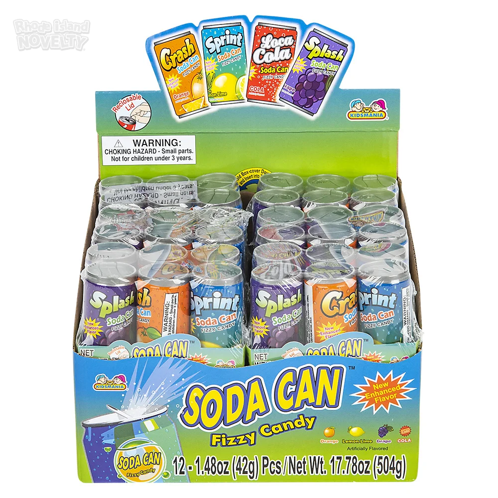 Six-Pack Of Soda Pop Candy (12 Cnt)