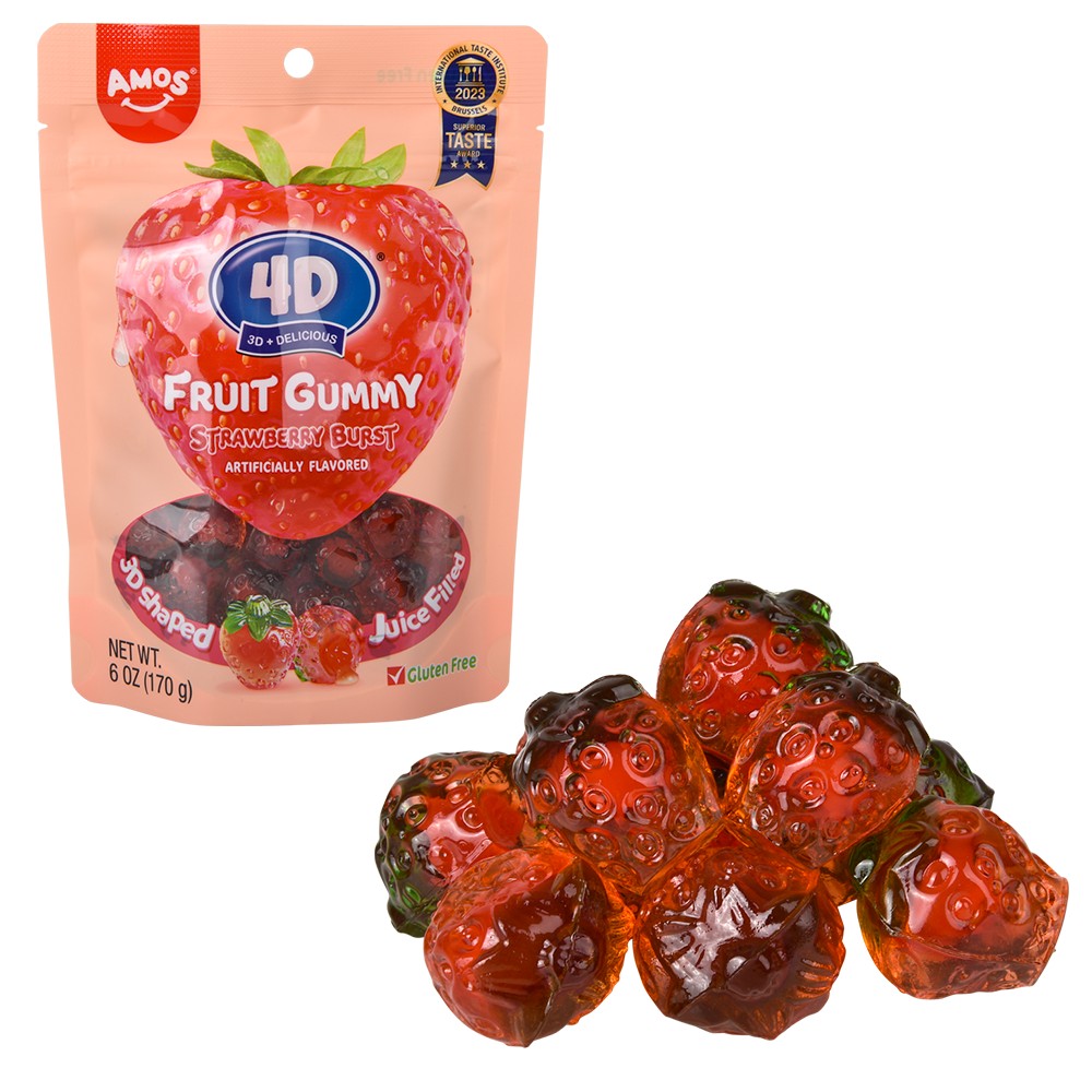 4d Strawberry Burst Peg Bag (12 Cnt) 6oz.