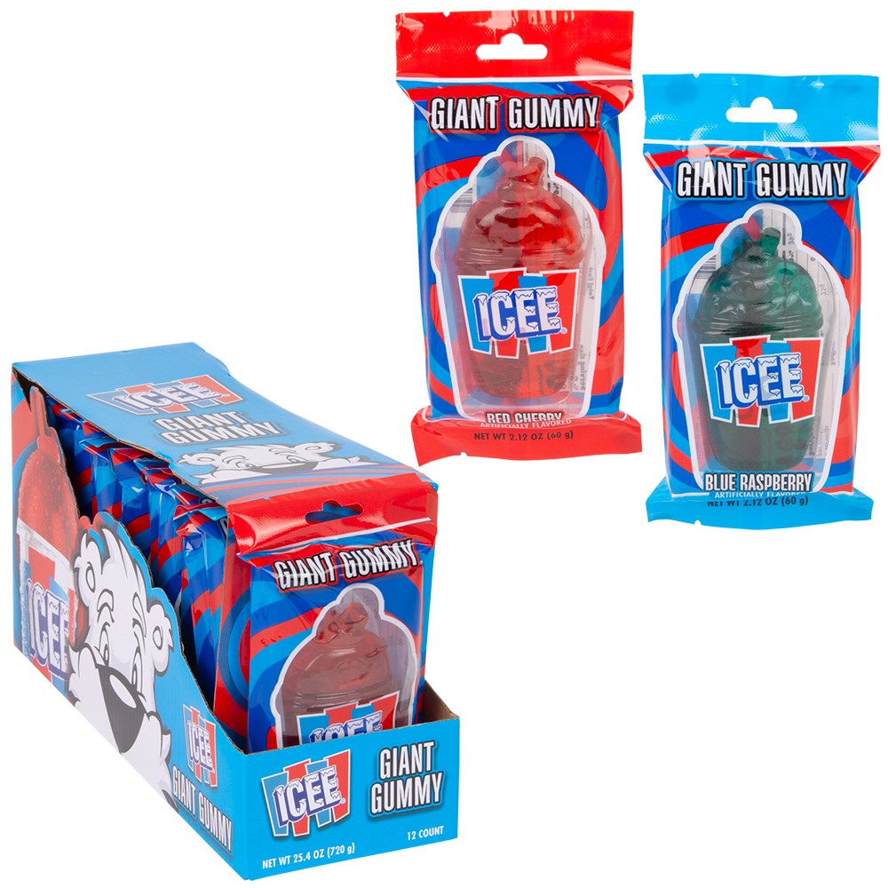 Icee Giant Gummy 2.1 oz (12cnt)