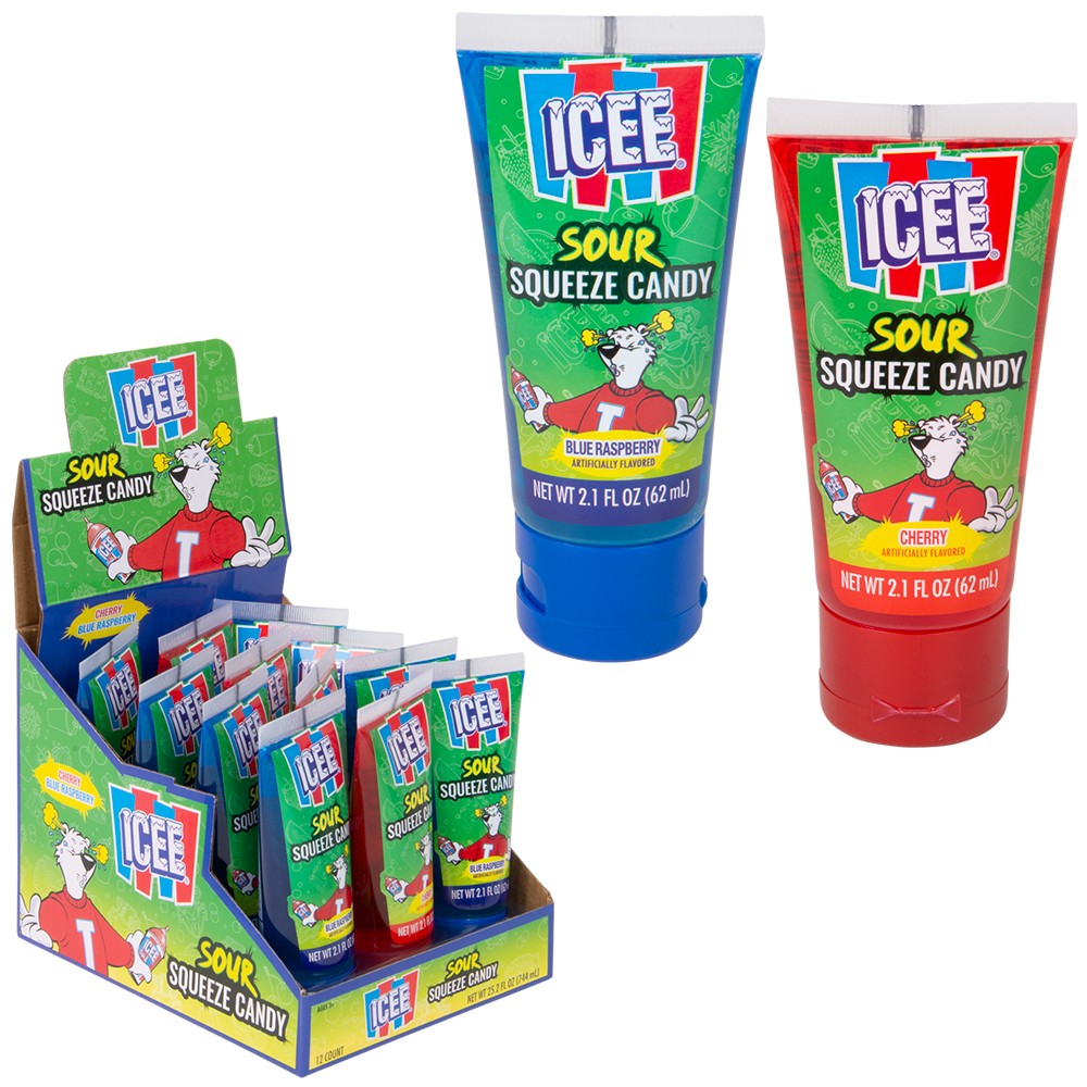 Icee Sour Squeeze Candy 2.1 oz (12 Cnt)