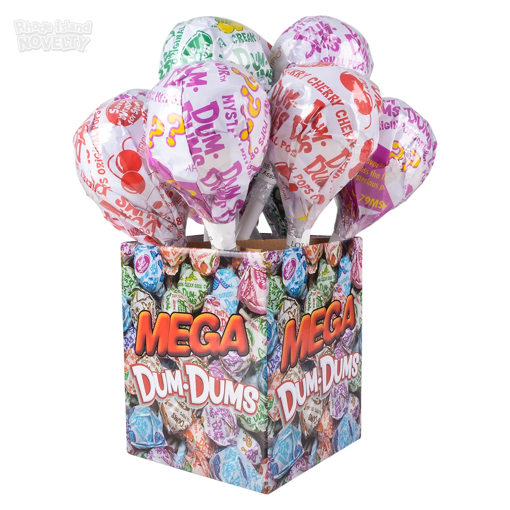 Mega Dum Dum Pops 12.75" (10 Cnt)
