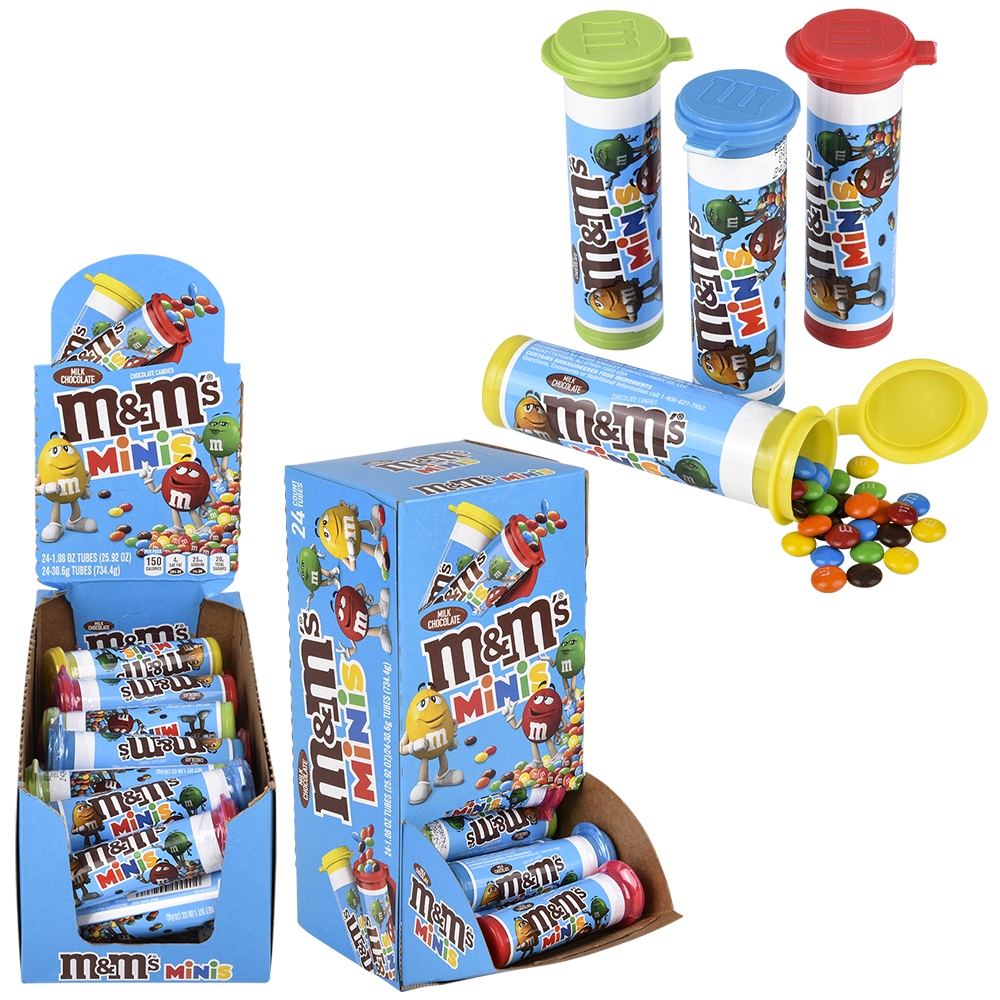M&M Minis Tube (24cnt) 4"