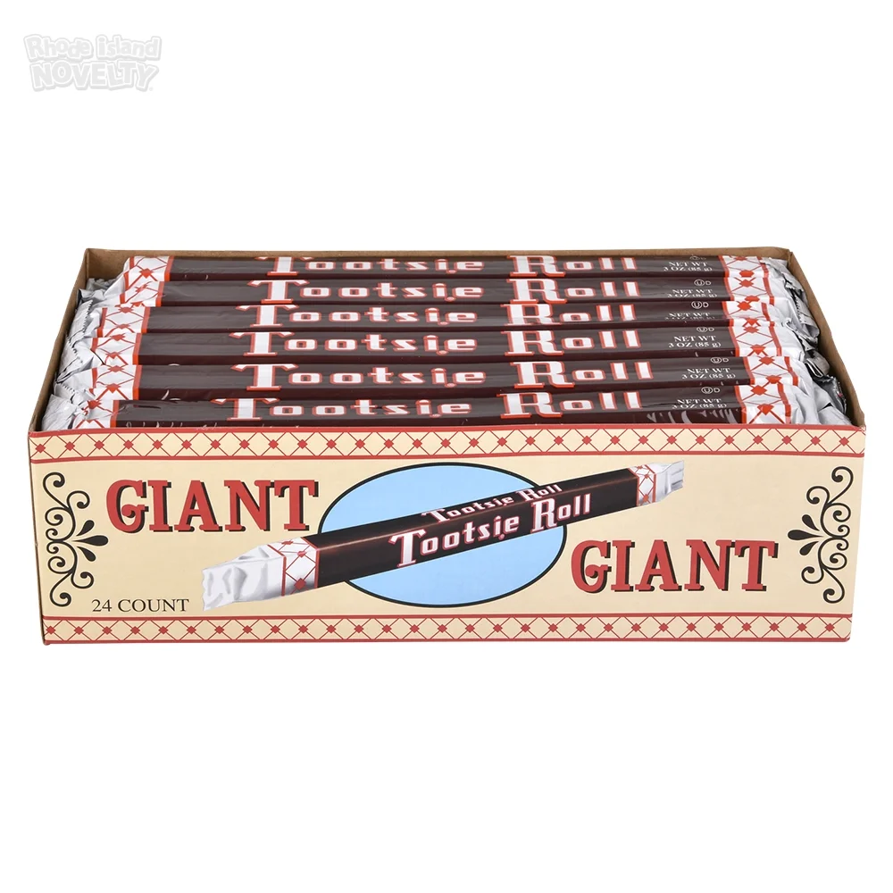 Giant Nostalgic Tootsie Roll (24 Cnt)