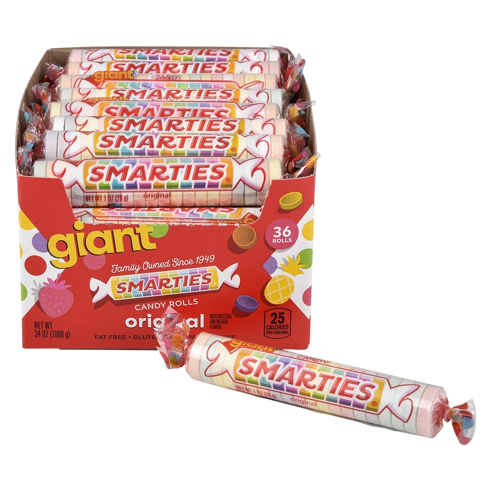 Giant Smarties Roll (36 Cnt)