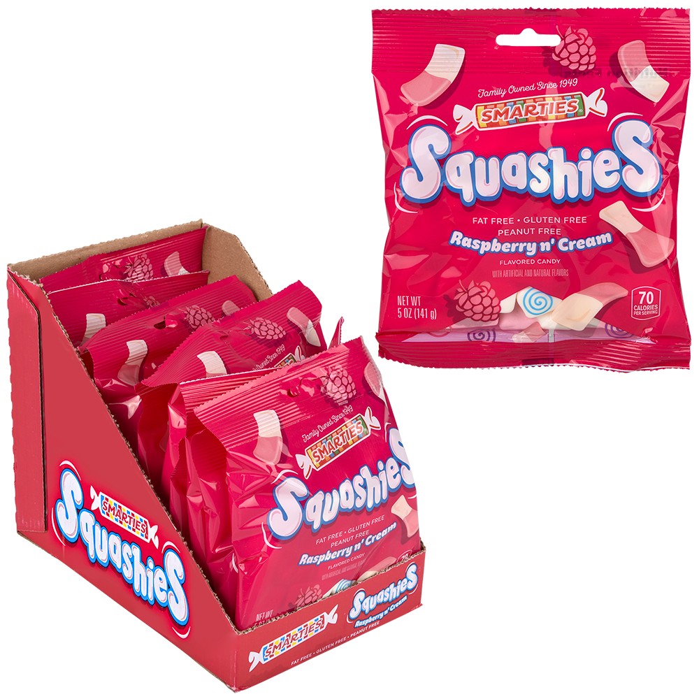Smarties Squashies Peg Bag 5oz (12ea/Case)
