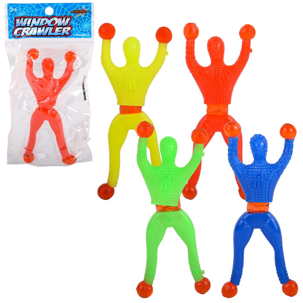 Superhero Window Crawler (4 Asst.) 3.5"