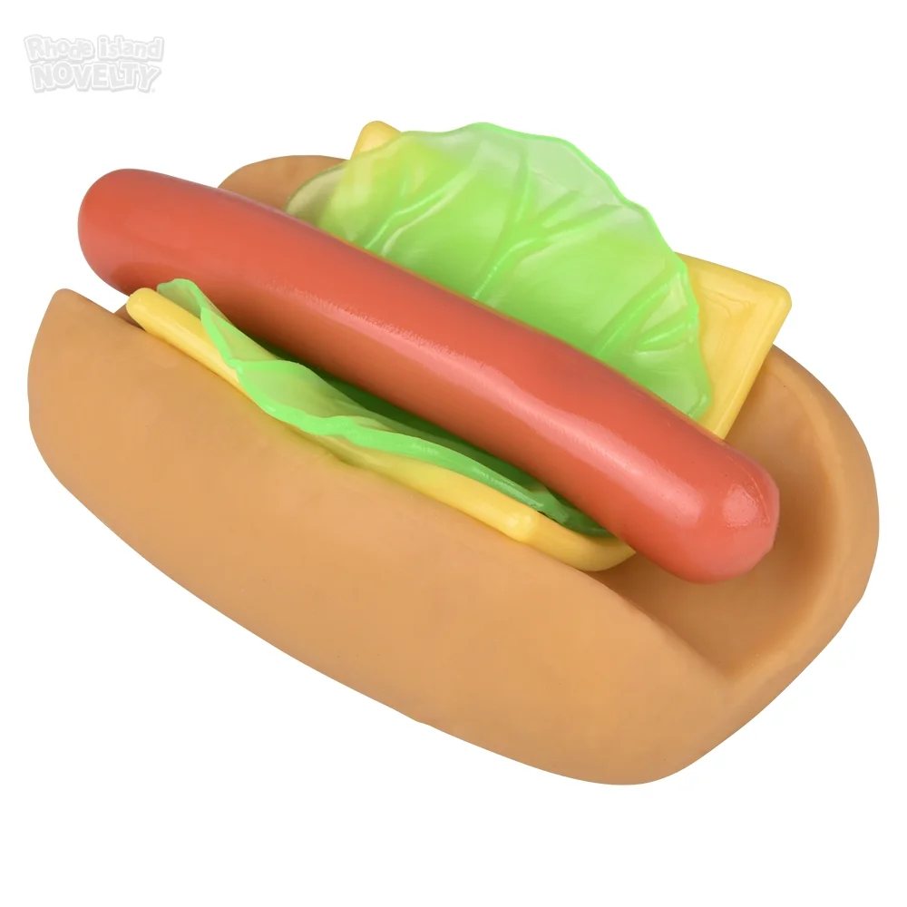 Stretchy Hot Dog 4.5"