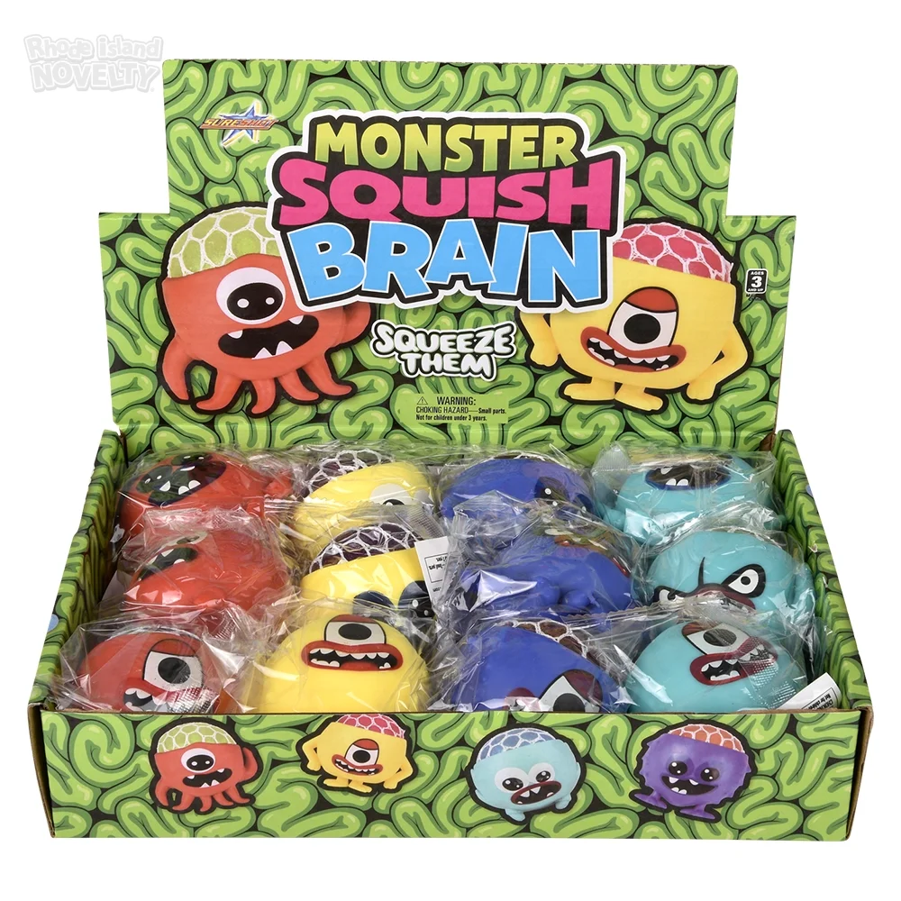 Monster Squish Brain (4 Asst.) 2.5"