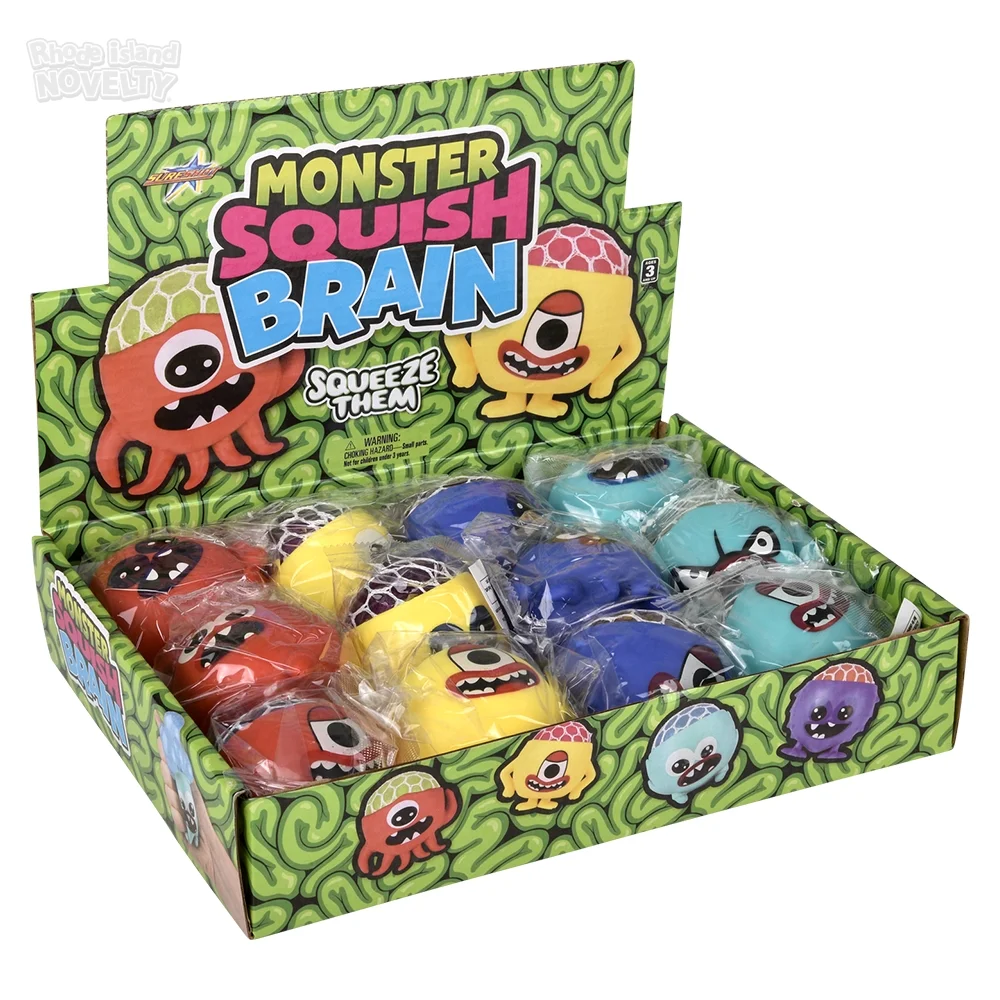 Monster Squish Brain (4 Asst.) 2.5"