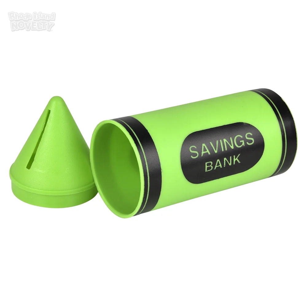 Crayon Bank (4 Asst.) 6"