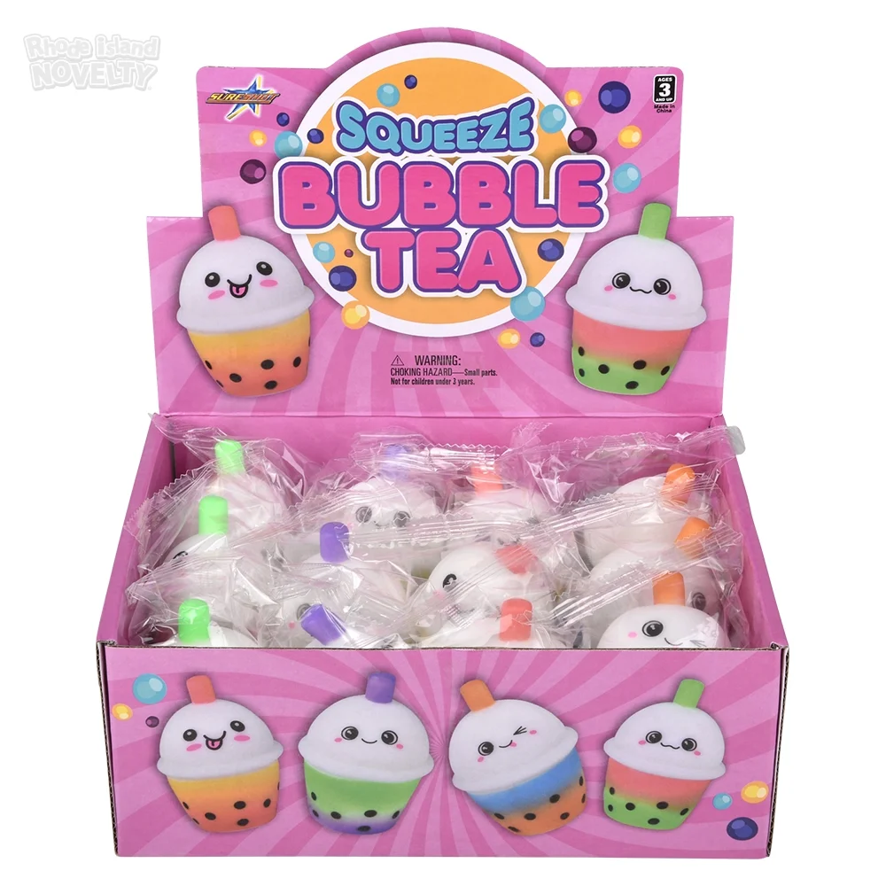 Squeeze Boba Tea (4 Asst.) 3.25"