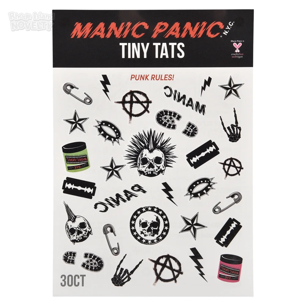 Manic Panic Punk Tiny Tattoos