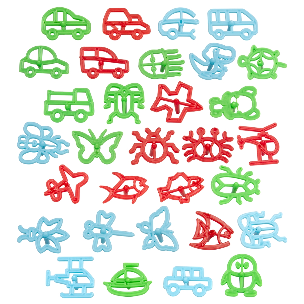 Cute Mini Spinning Tops (10 Asst.) 1"