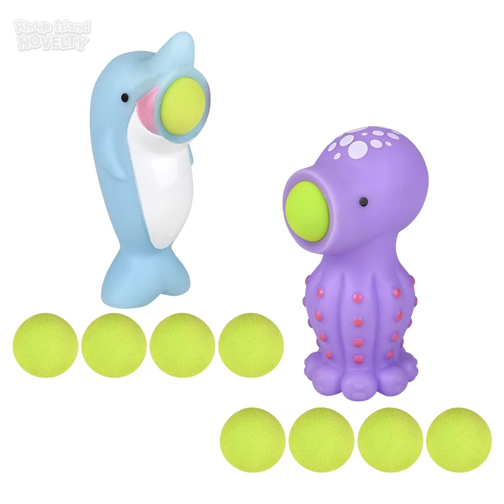 Sea Life Squeeze And Pop 10.5" (2doz Min)