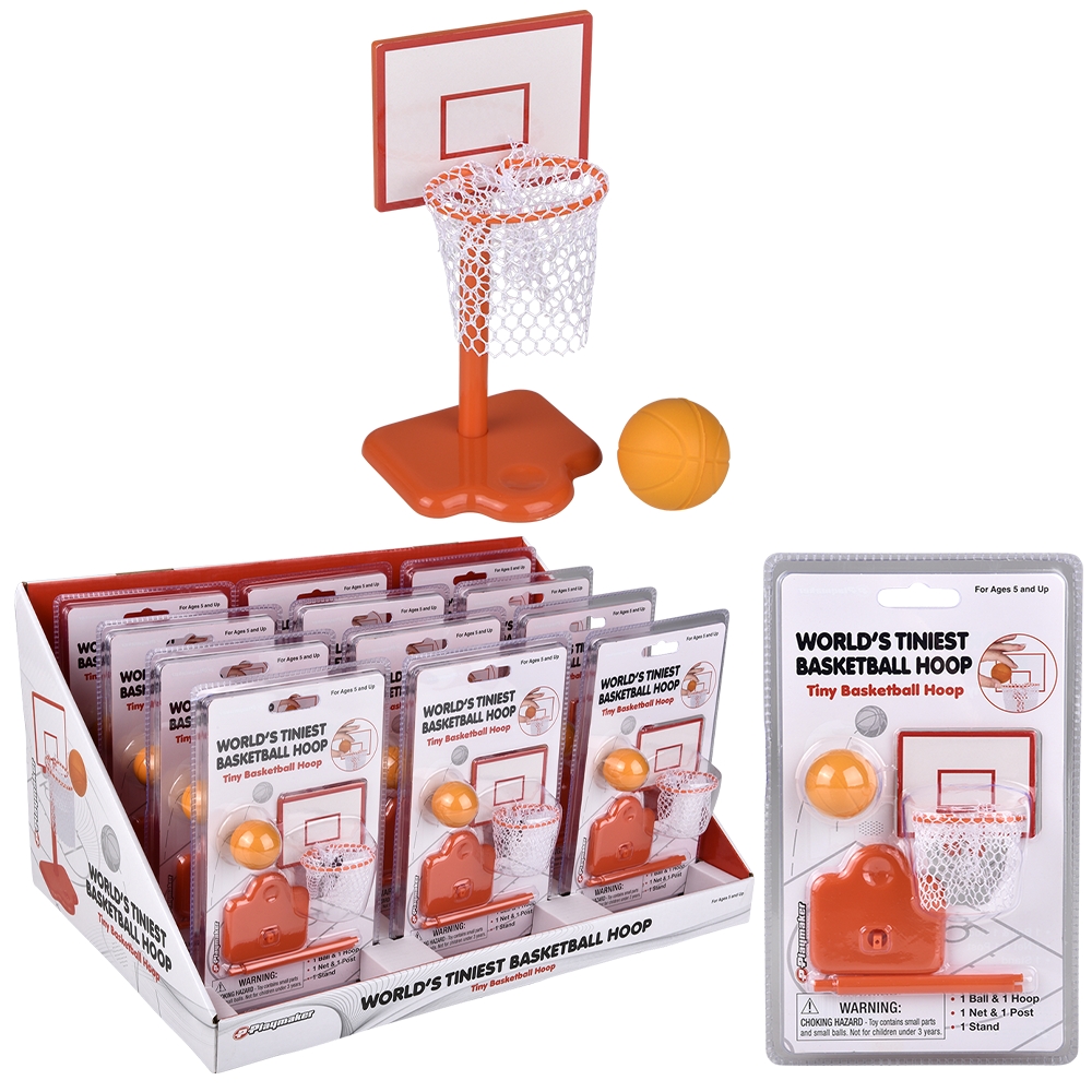Worlds Tiniest Basketball Hoop (12pcs/Display)