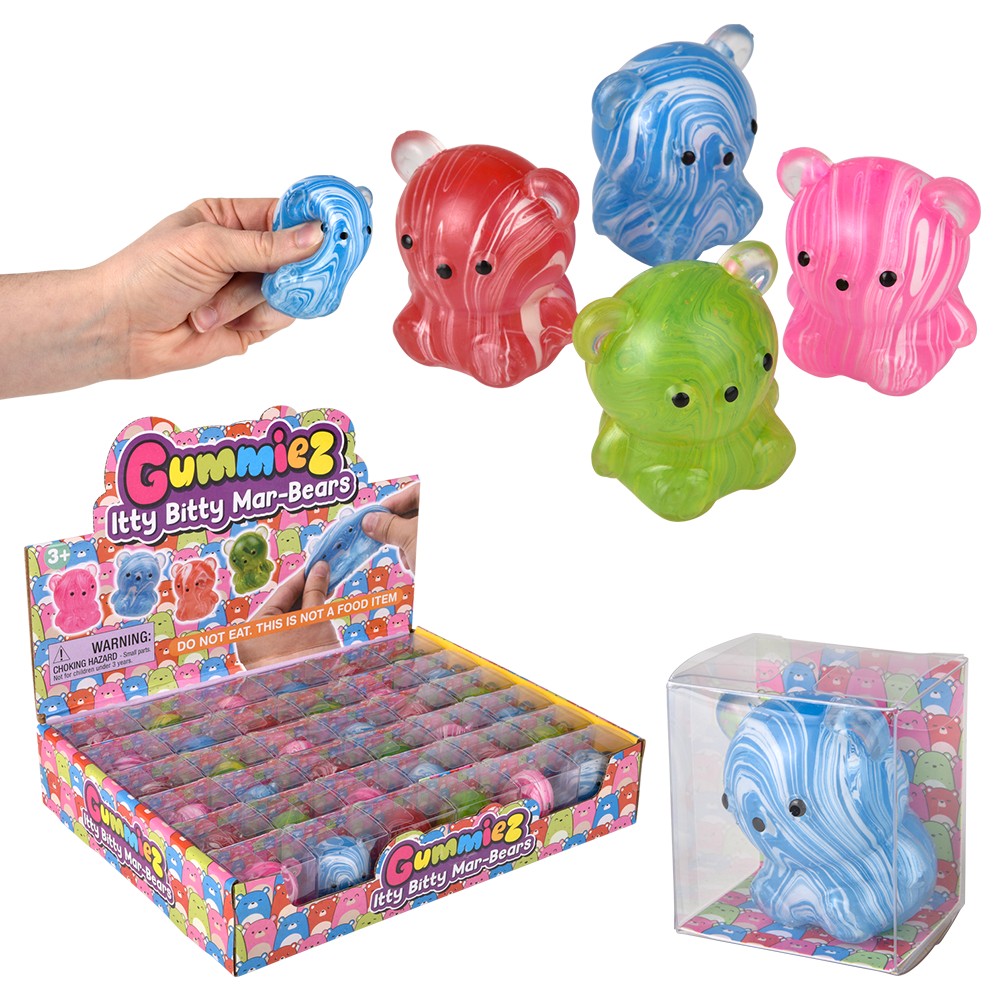 Gummiez Itty Bitty Mar Bears 2" (36ea/Display)