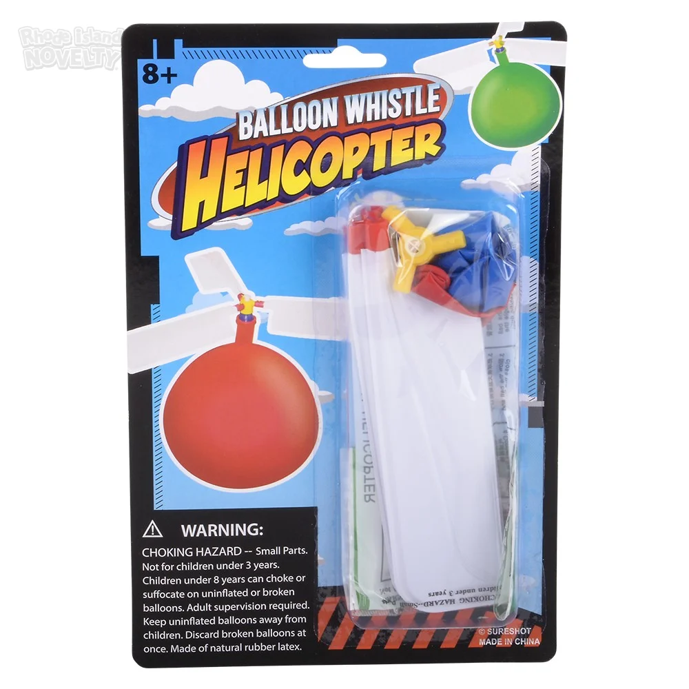 Balloon Whistle Helicopter 6" (12pc/Min)