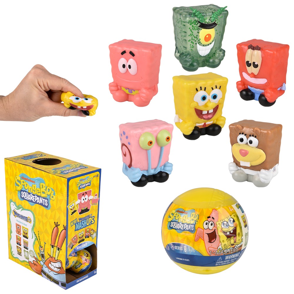 SpongeBob Smash'Ems (20ea/Dsp) 2"