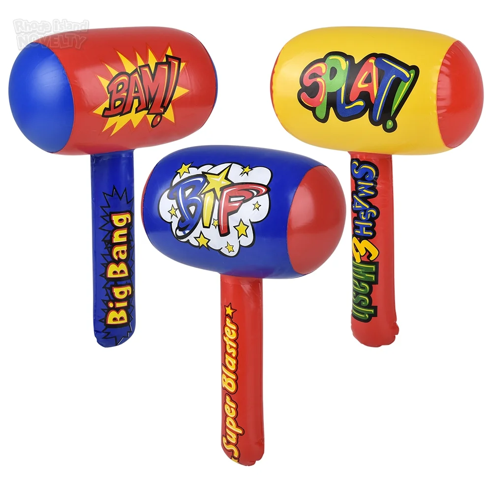 Inflatable Hammer (3 Asst.) 16" - Fight Sounds
