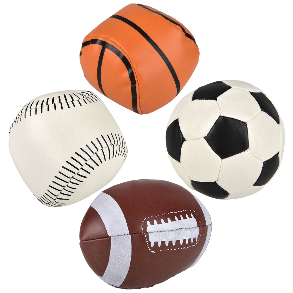 Soft Stuffed Sport Ball Asst. 3"