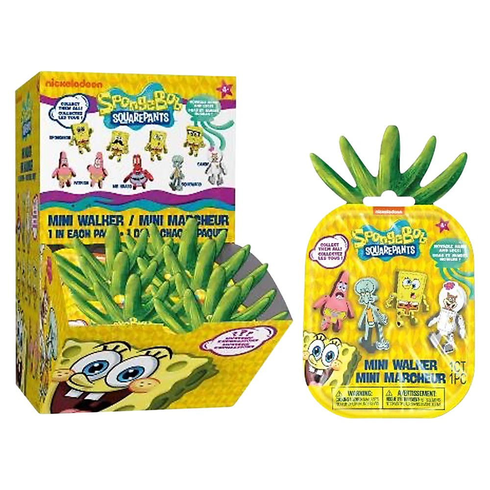 SpongeBob Mini Walker Figures (36ea/Dsp)