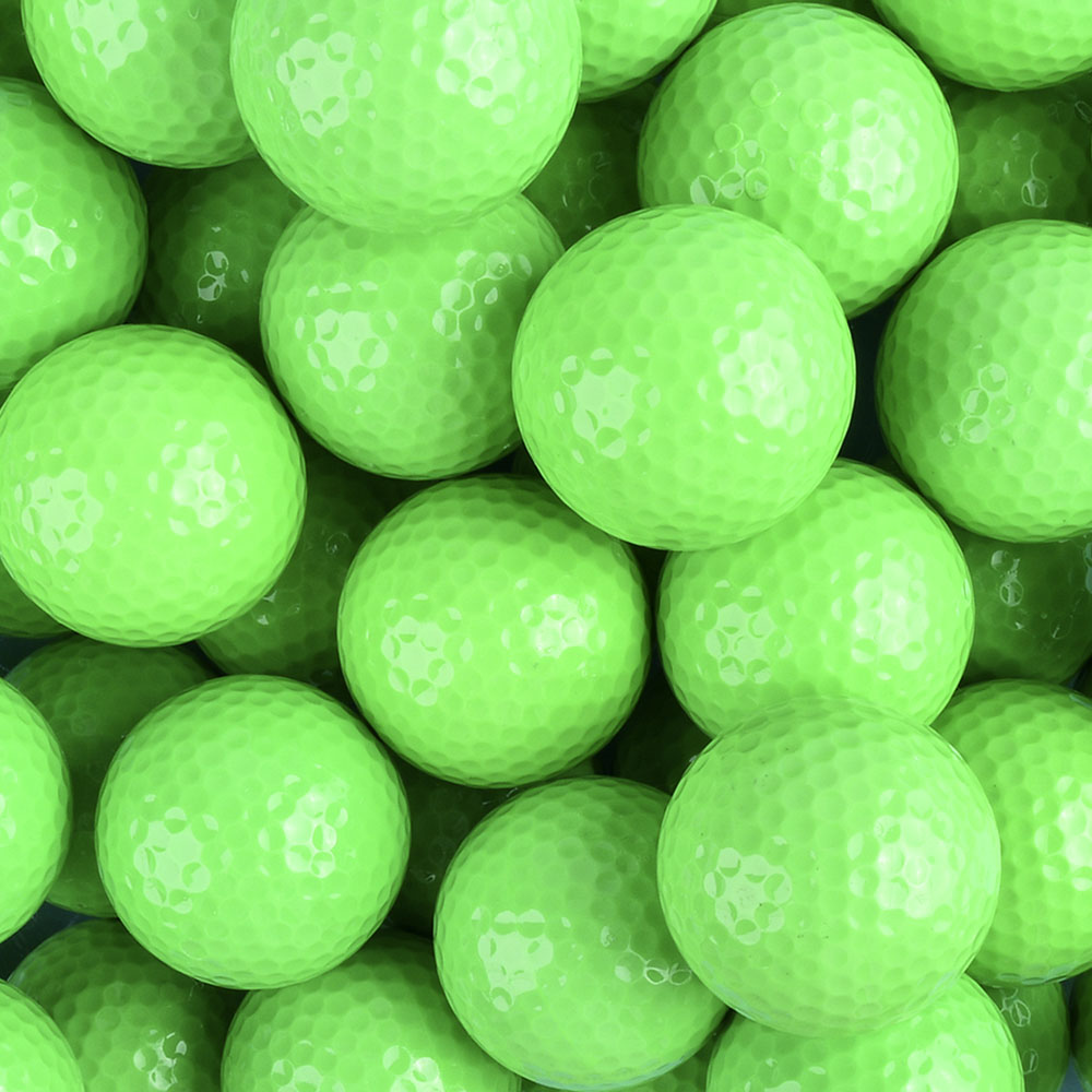 Miniature Golf Balls - Neon Green (50 Cnt)