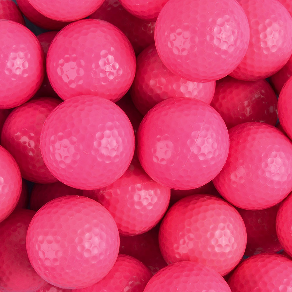 (T) Miniature Golf Balls - Neon Pink (50 Cnt)