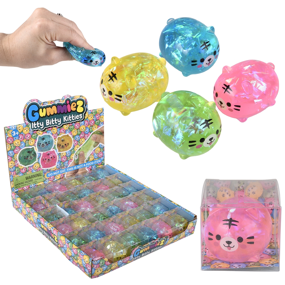 Gummiez Itty Bitty Kitties (Asst) 2" (36ea/Dsp)