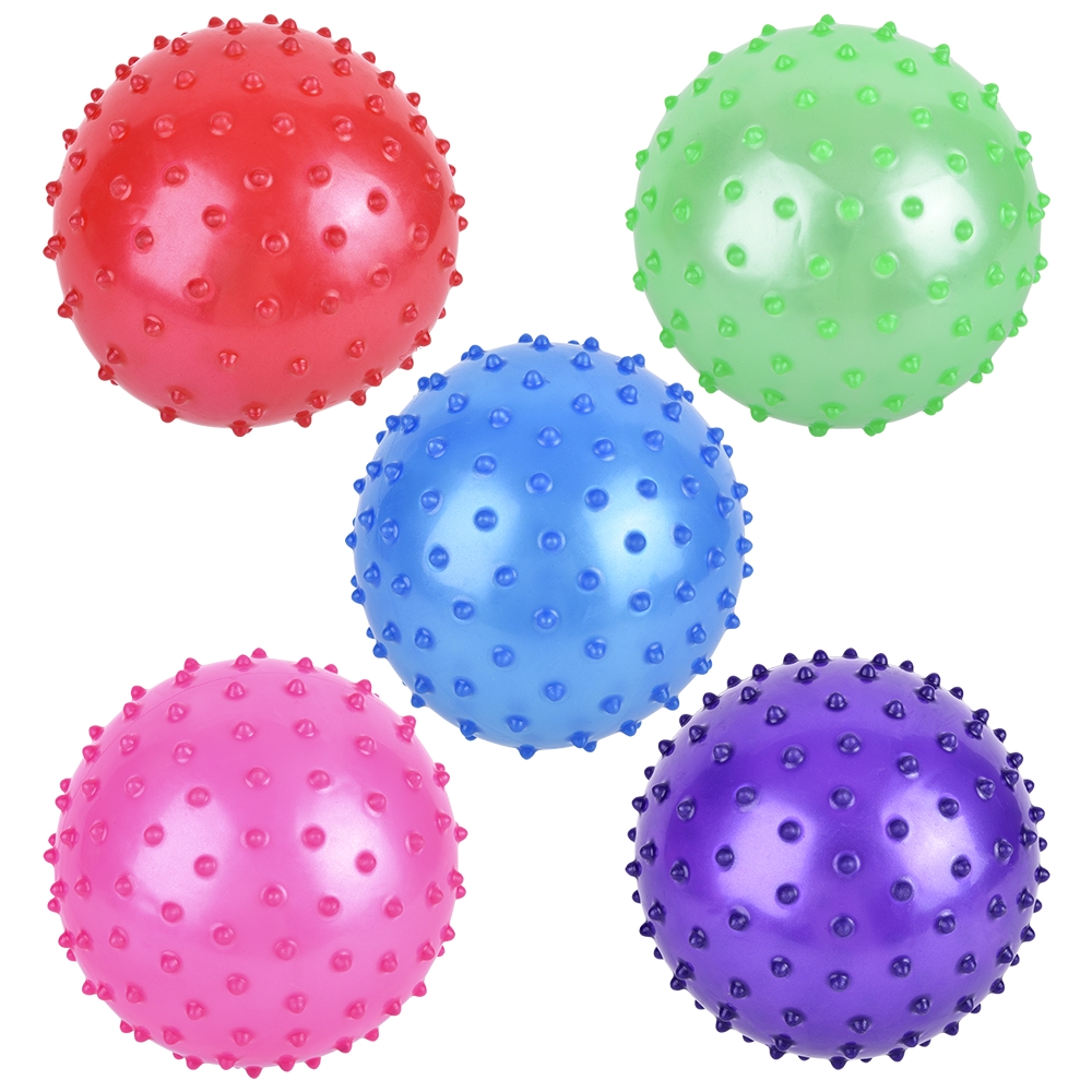 (T) Round Knobby Ball (5 Asst.) 5"