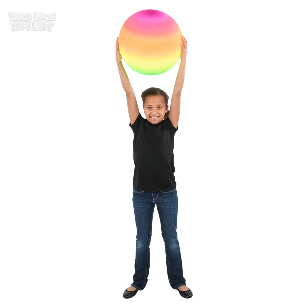 Neon Rainbow Playground Ball 16"