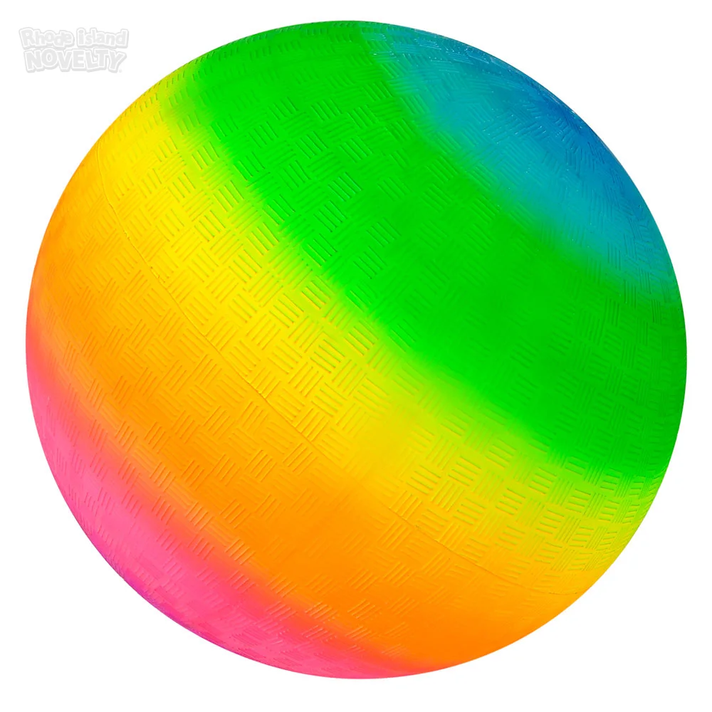Neon Rainbow Playground Ball 16"