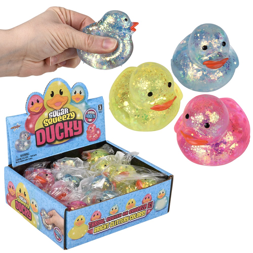 Squeezy Sugar Duck (4 Asst.) 2"