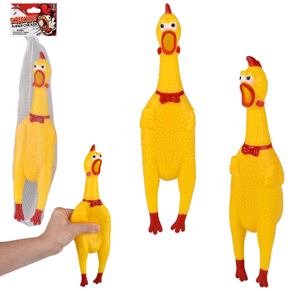 Screeching Rubber Chicken 12"