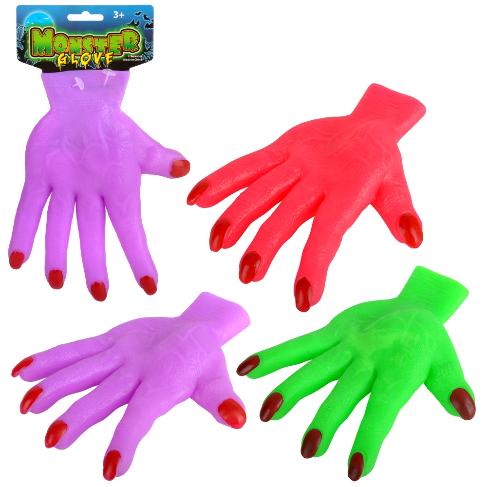 Monster Hand Glove (3 Asst.) 7"