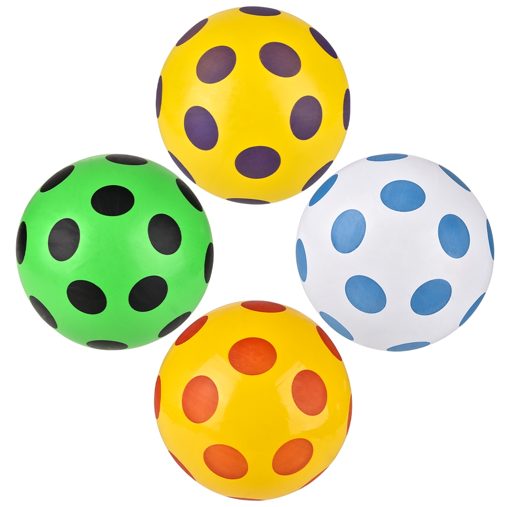 Color Vinyl Ball - Polka Dot (4 Asst.) 15"