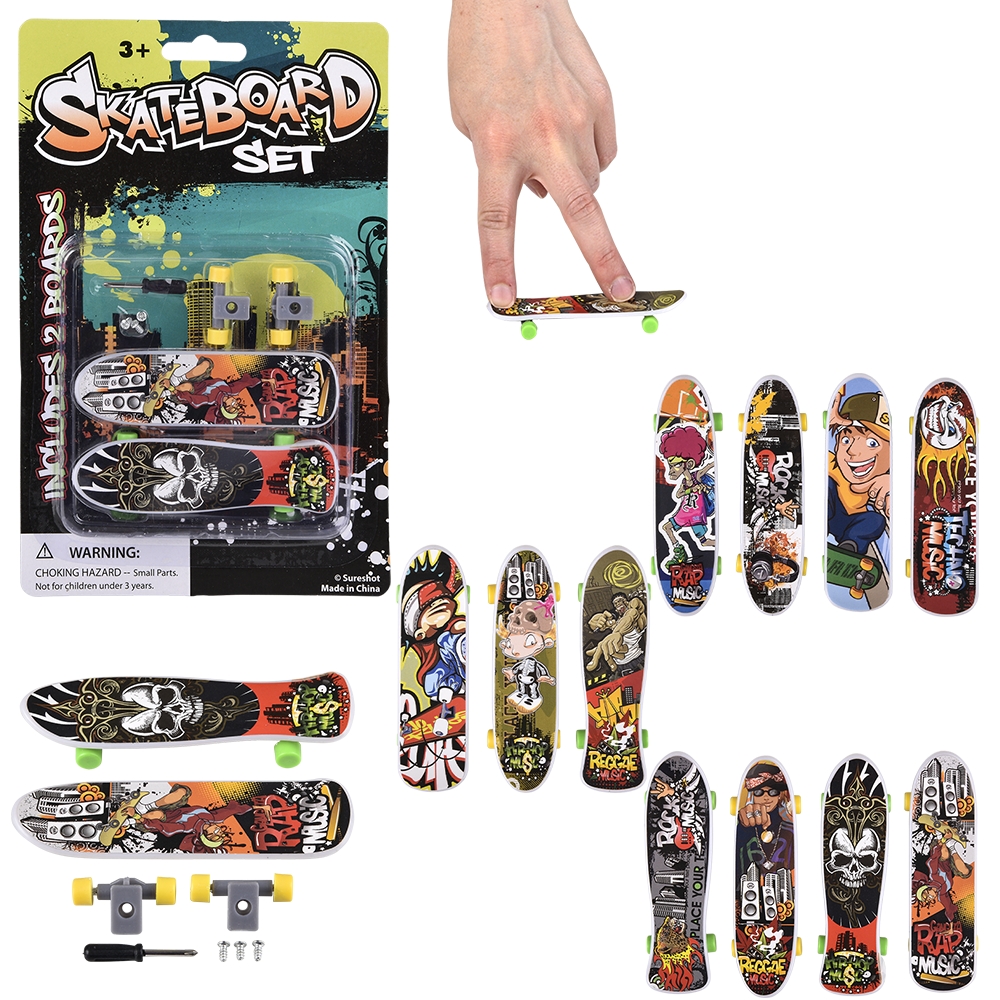 (T) Skateboard Set W/ 2 Boards 96 mm (Asst.)