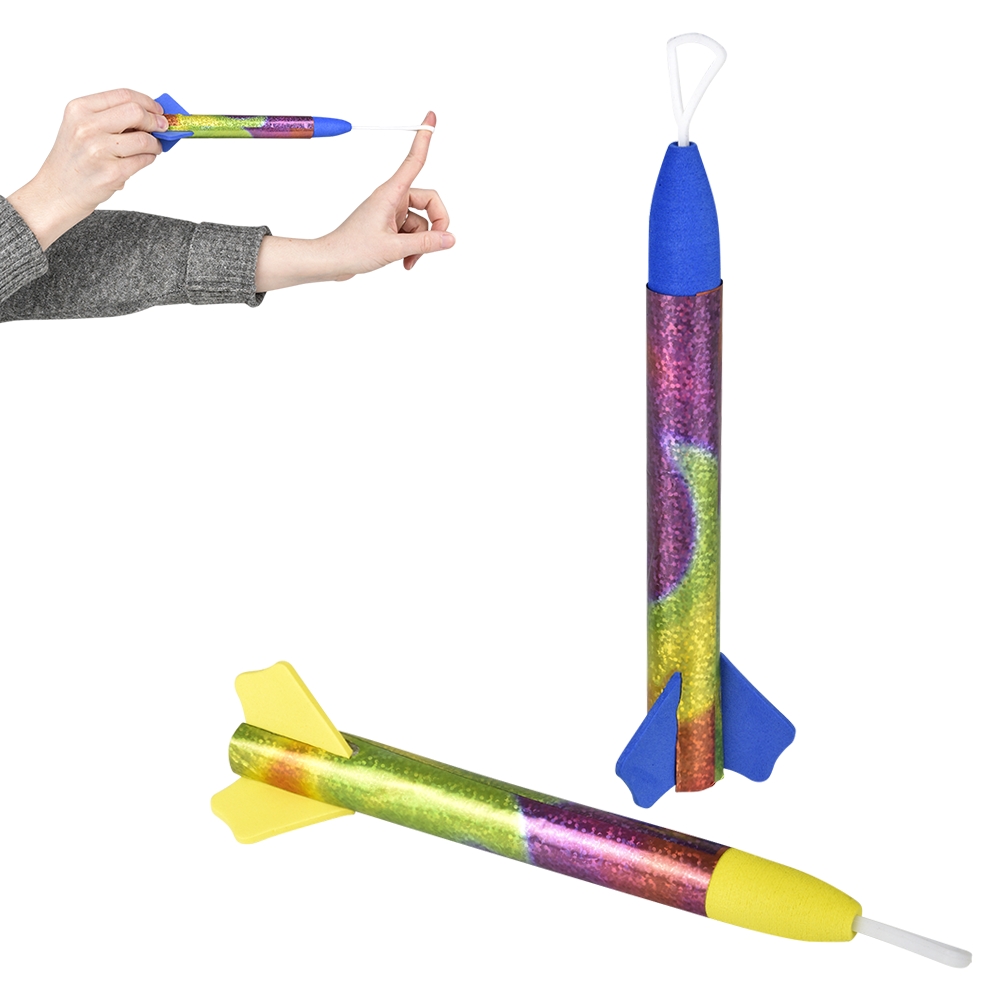 Metallic Foam Rocket Flinger 7"