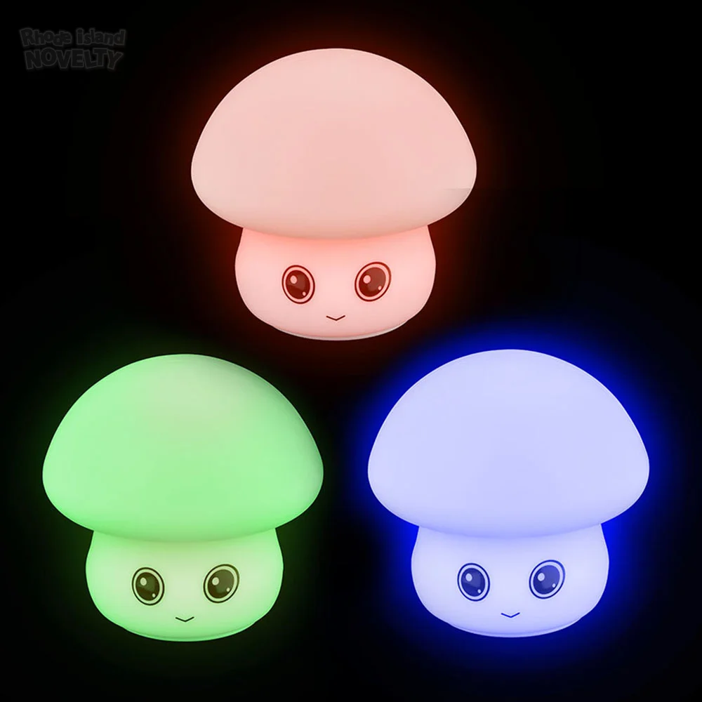 Color Changing Mushroom Touch Light 4.5"