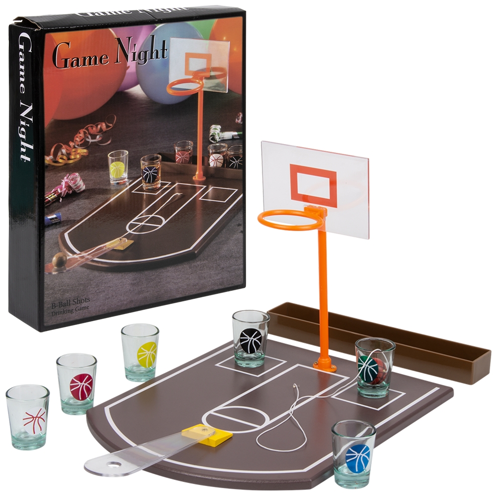 Mini Basketball Drinking Game 12"