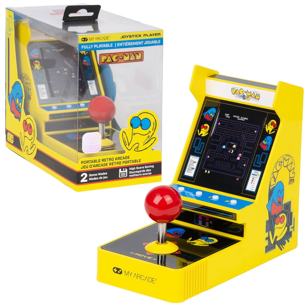 Pac-Man Joystick Collectible Retro Mini Arcade