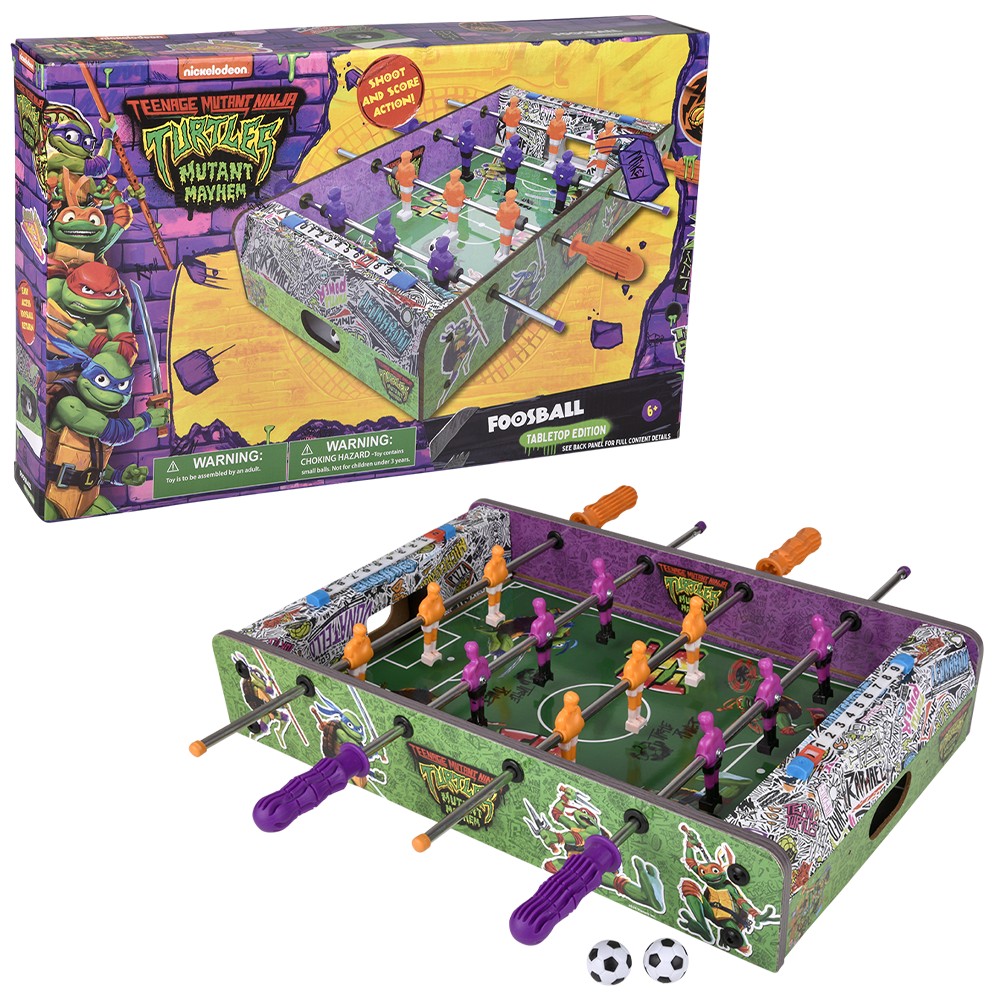 TMNT Wooden Foosball Table