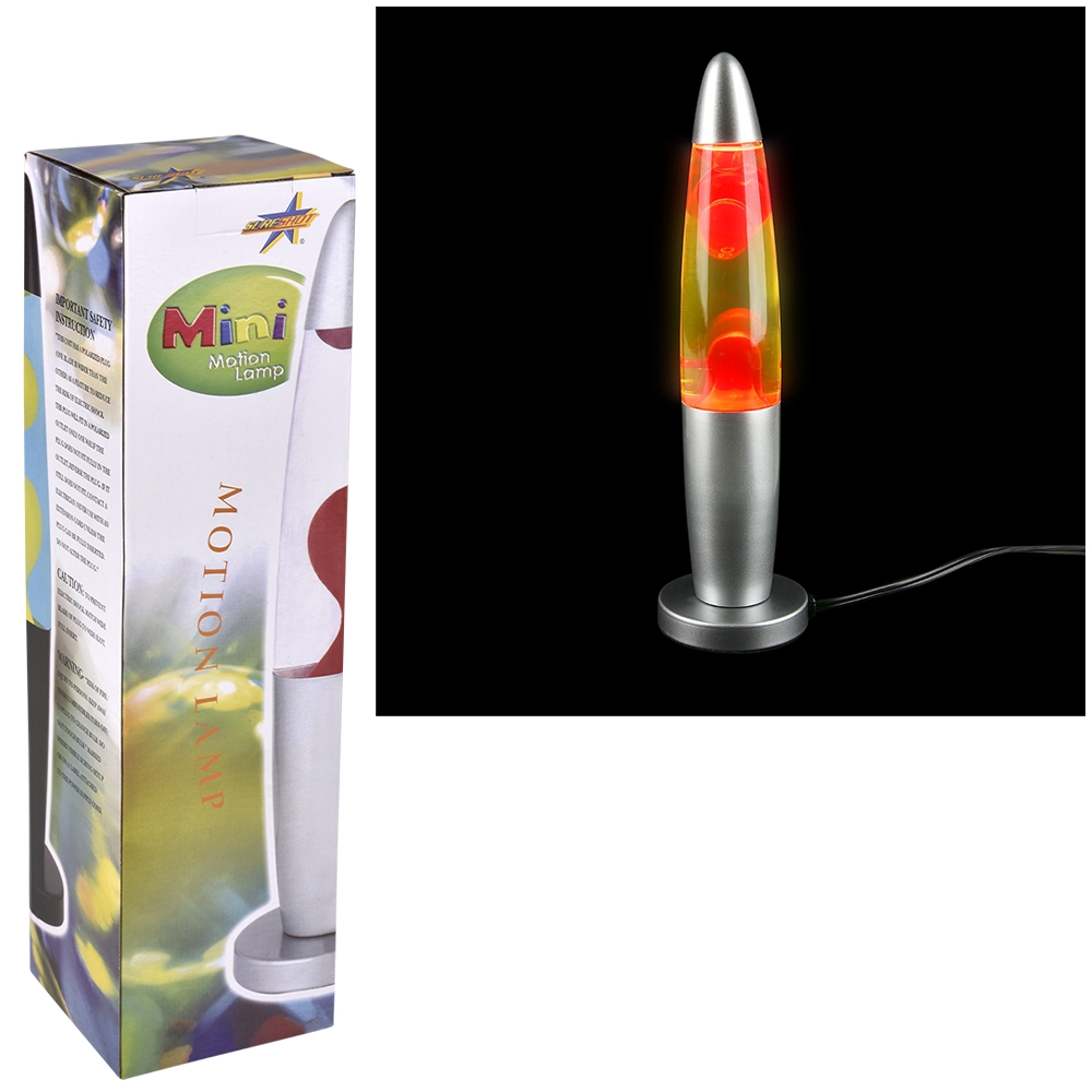 Mini Motion Lamp 12.5" - Red/Yellow