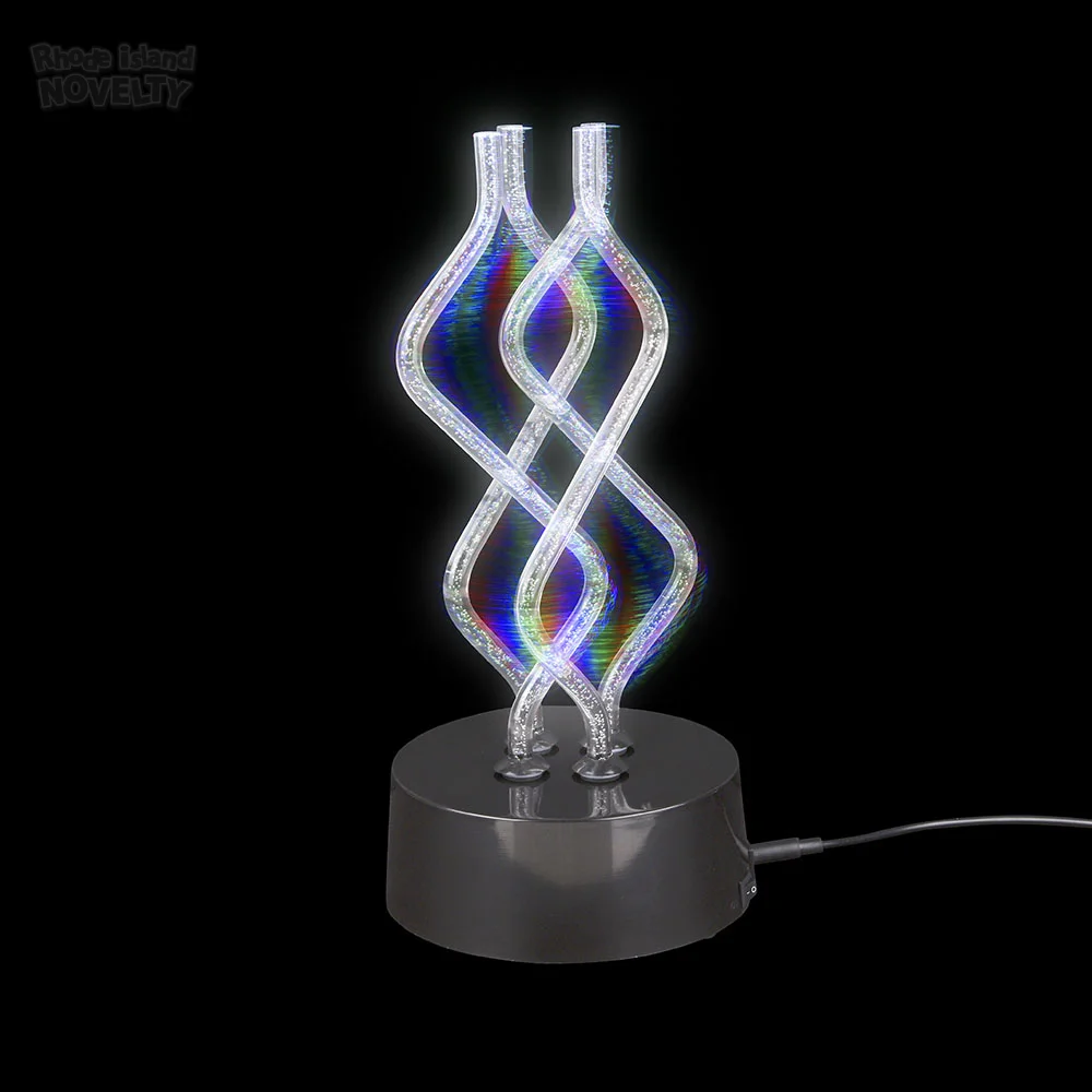 Color Changing Twister Lamp 10" X 5.75"