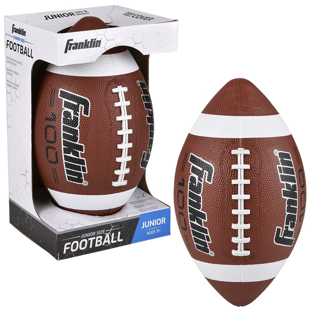 Junior Size Grip-Rite Rubber Football 9"
