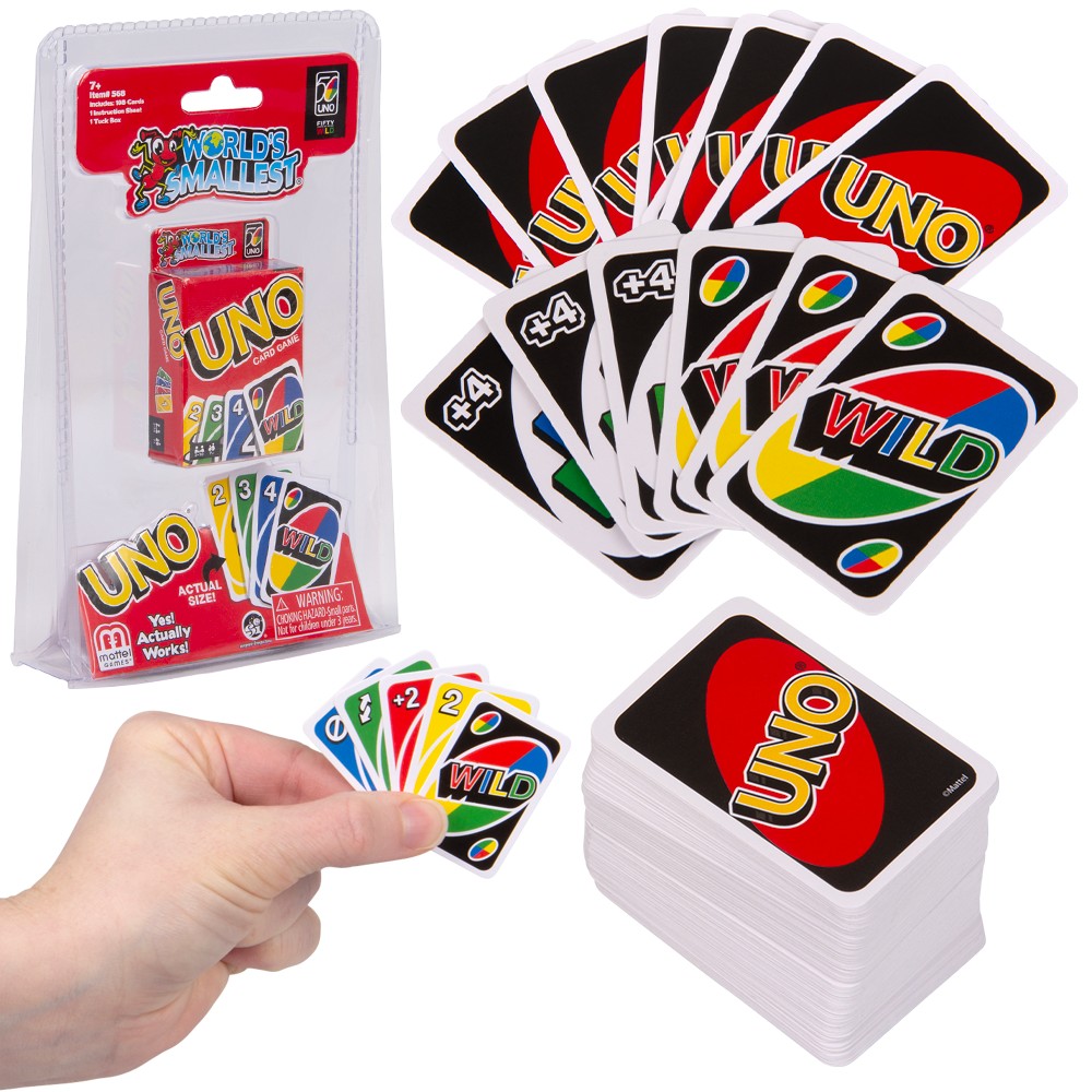 World's Smallest Uno Card Game
