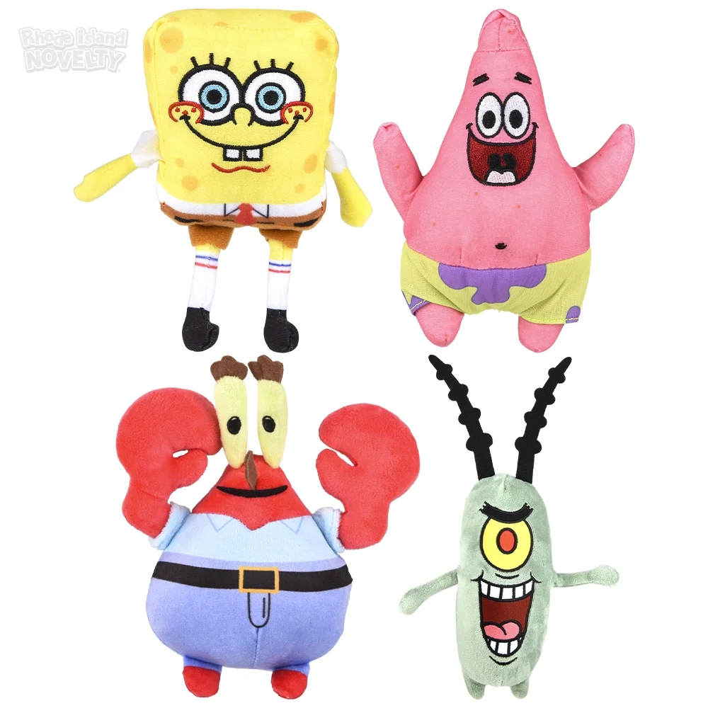 (Small - L) Spongebob (4 Asst.) 6.5"
